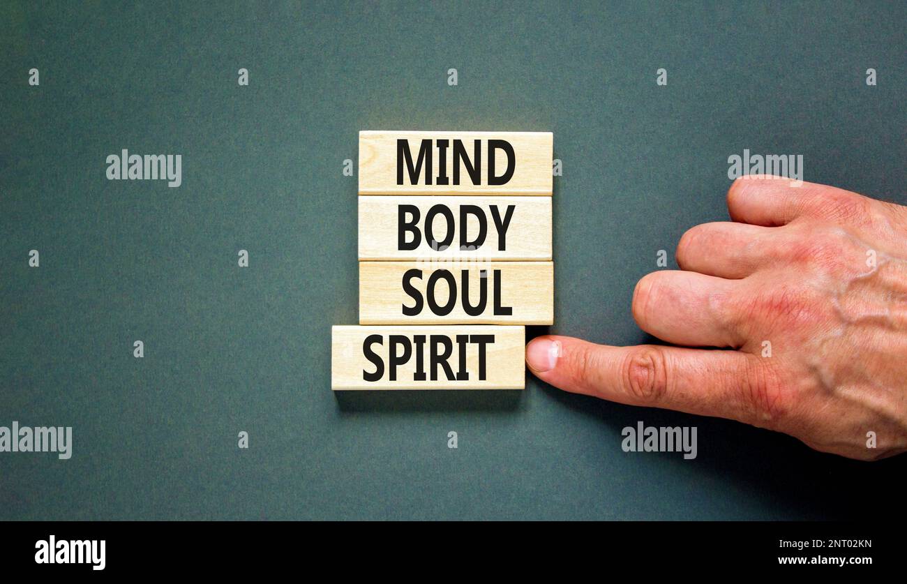 Mind body soul spirit symbol. Concept words Mind Body Soul Spirit on ...