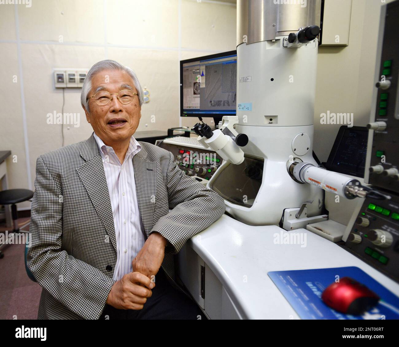 Sumio Iijima, a Japanese physicist and inventor, often cited as the ...