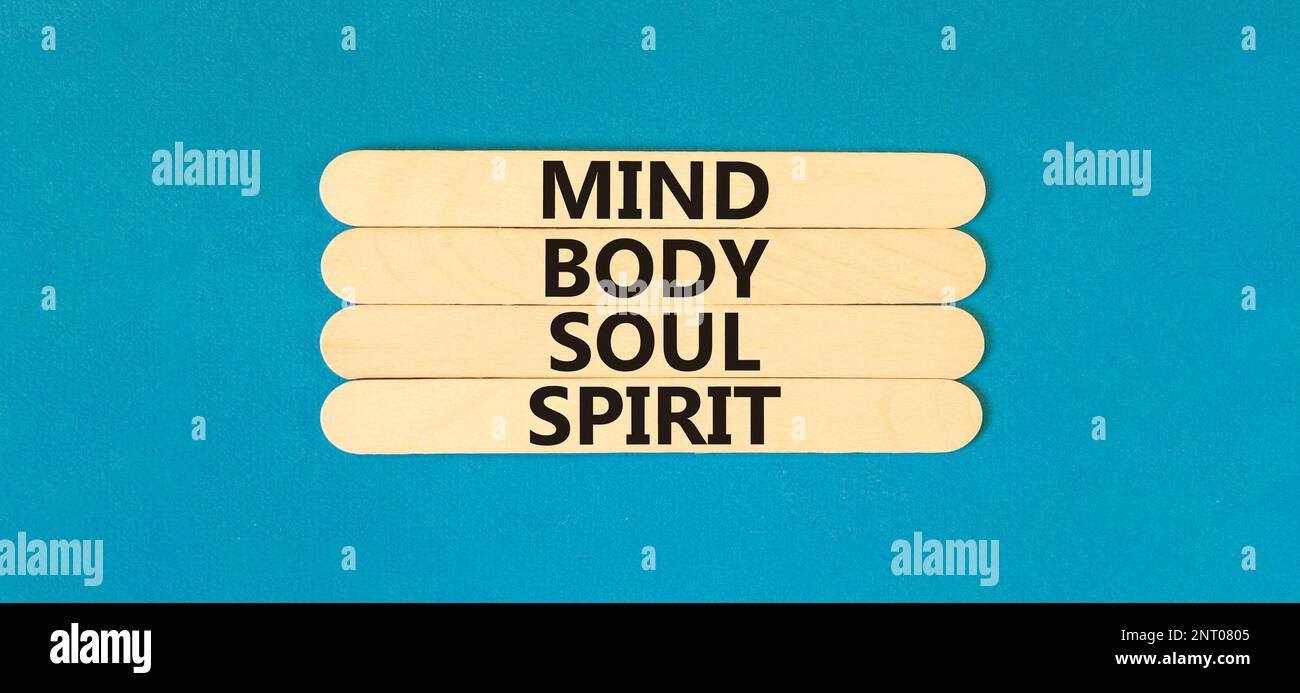 Mind body soul spirit symbol. Concept words Mind Body Soul Spirit on ...