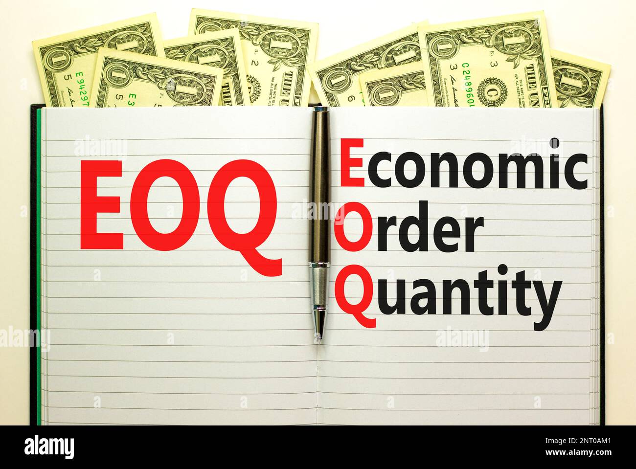 EOQ economic order quantity symbol. Concept words EOQ economic order ...
