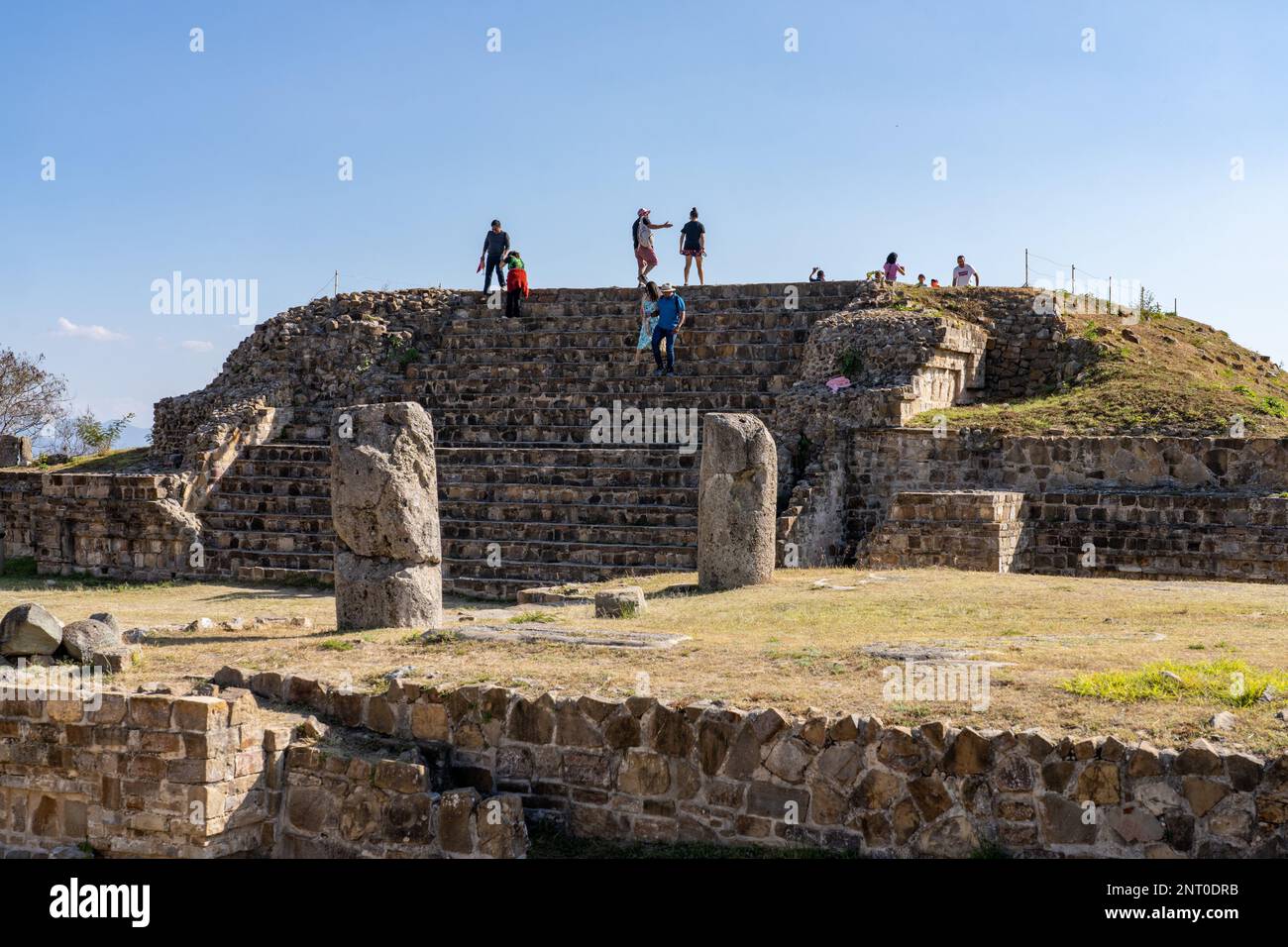 The Temple of the Two Pillars on the North Platform in the pre ...