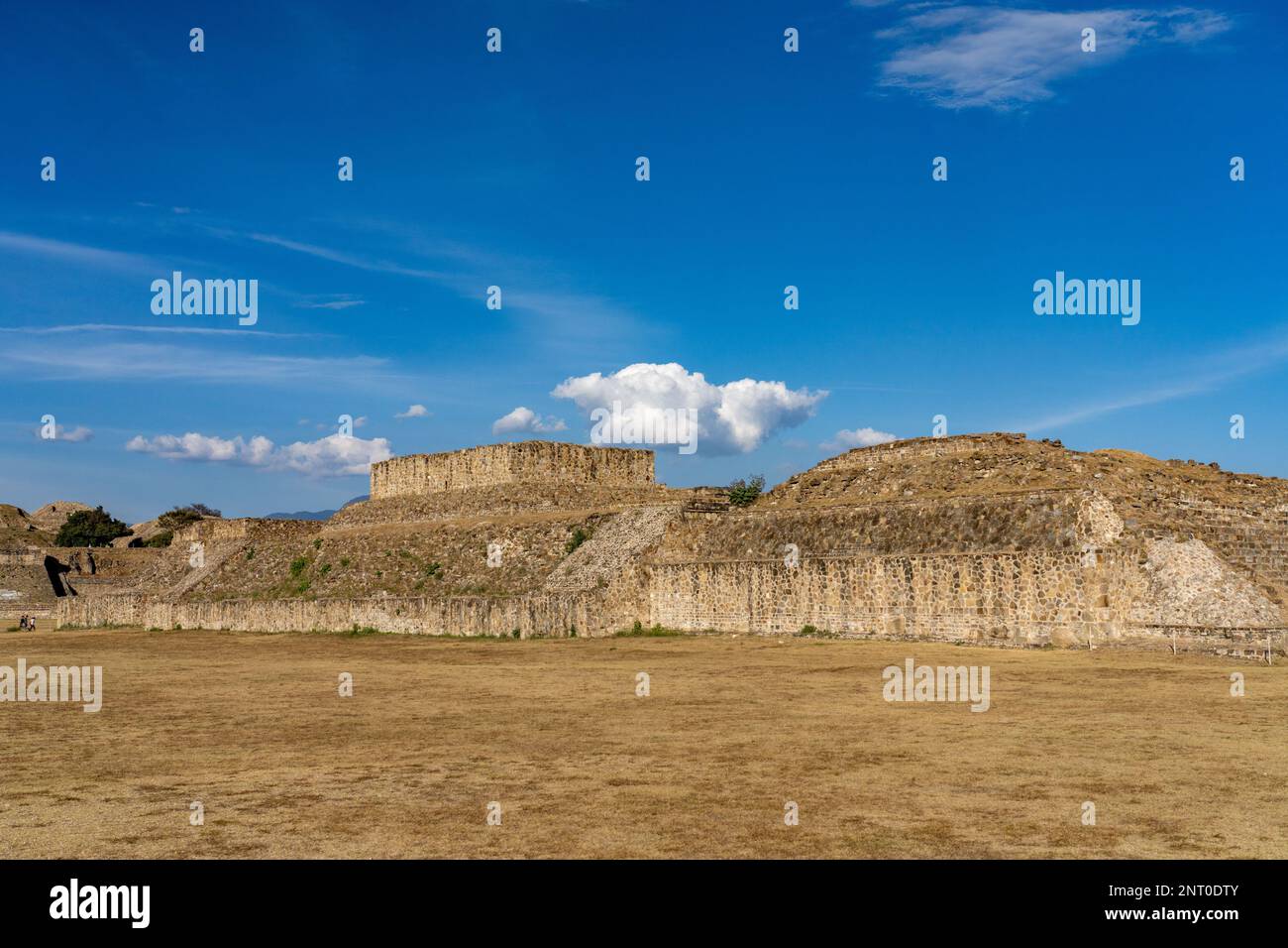 West view of the Central Building Complex in the Main Plaza of the pre ...