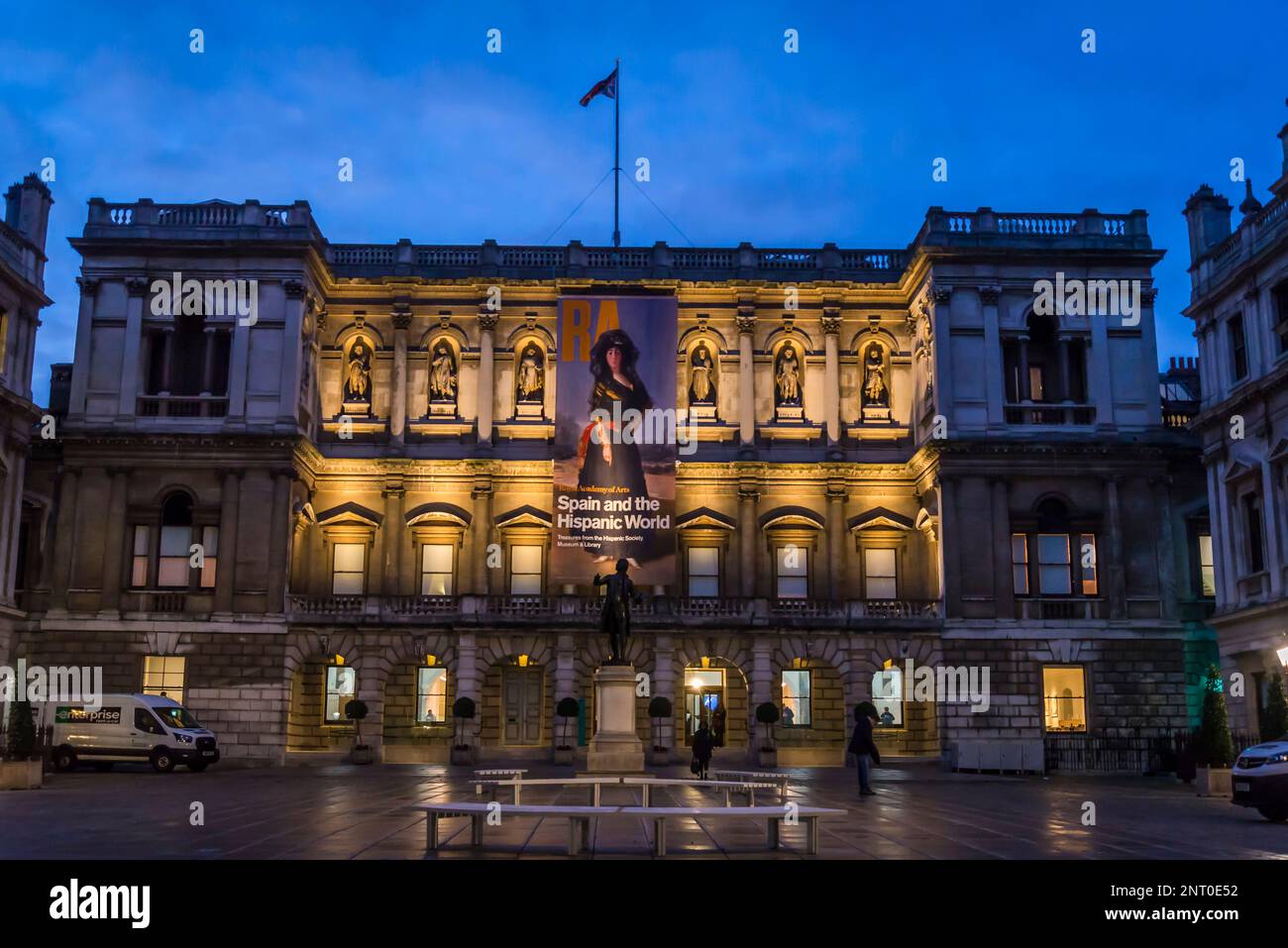 Royal Academy of Arts, based in Burlington House on Piccadilly in ...