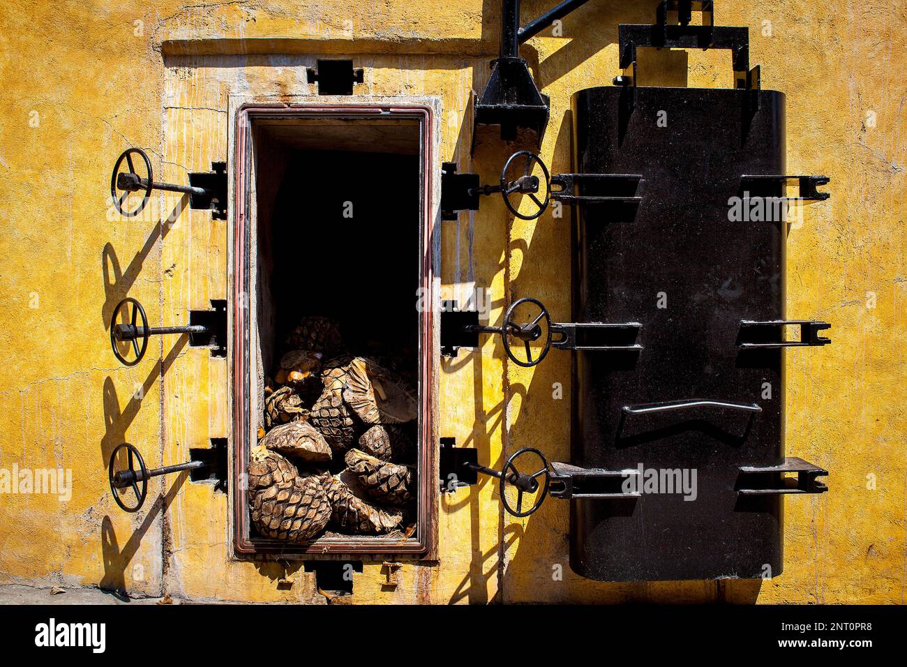 baked agave, oven for baking agave, Jose cuervo tequila distillery in ...