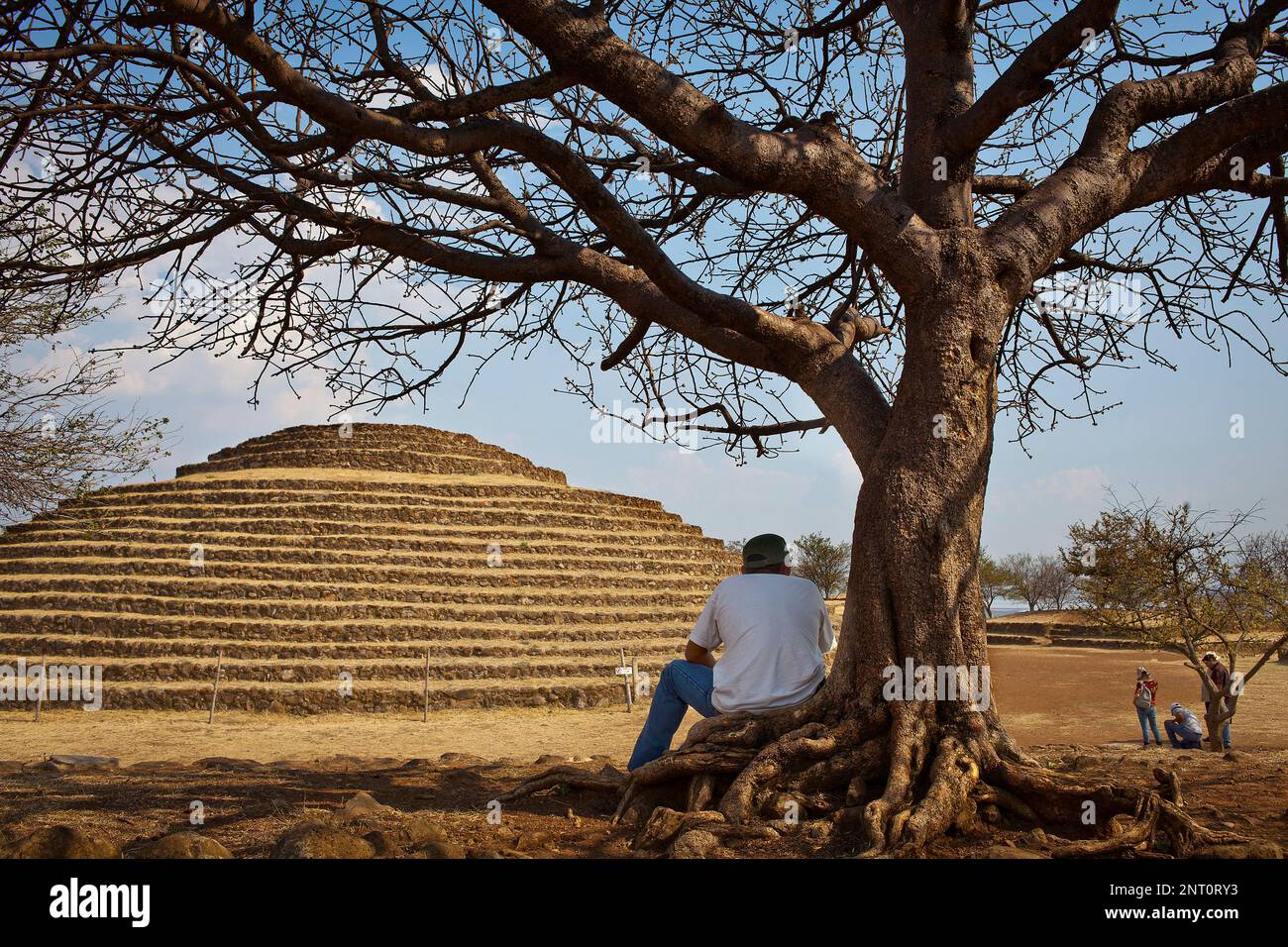 Circular stepped pyramid, Guachimontones archaeological site , near ...