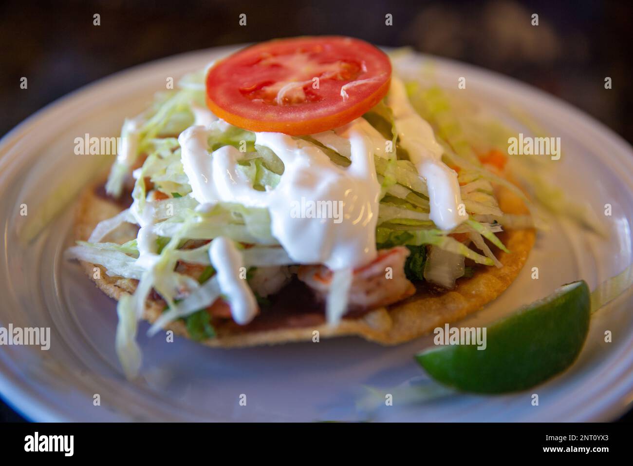 Tostada seafood hi-res stock photography and images - Alamy