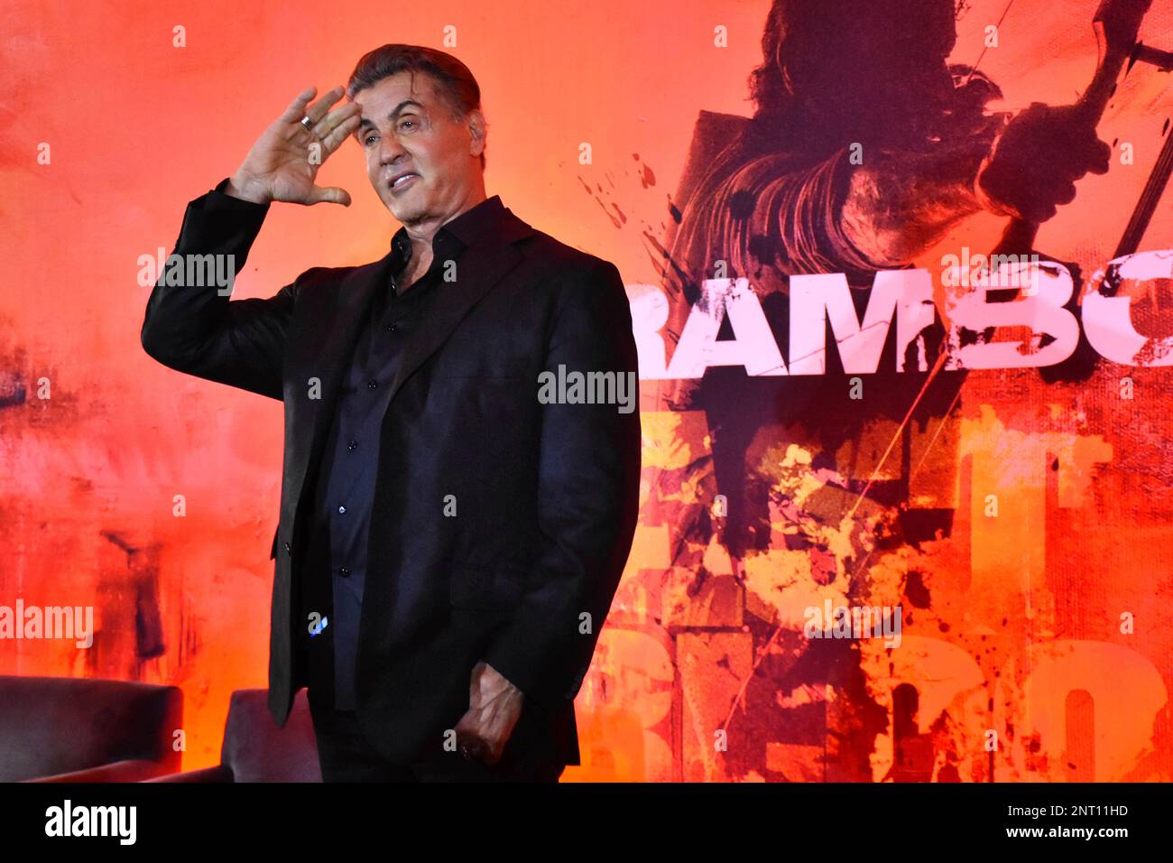 Photo by: CT/EPX/STAR MAX/IPx 9/12/19 Sylvester Stallone at a press ...