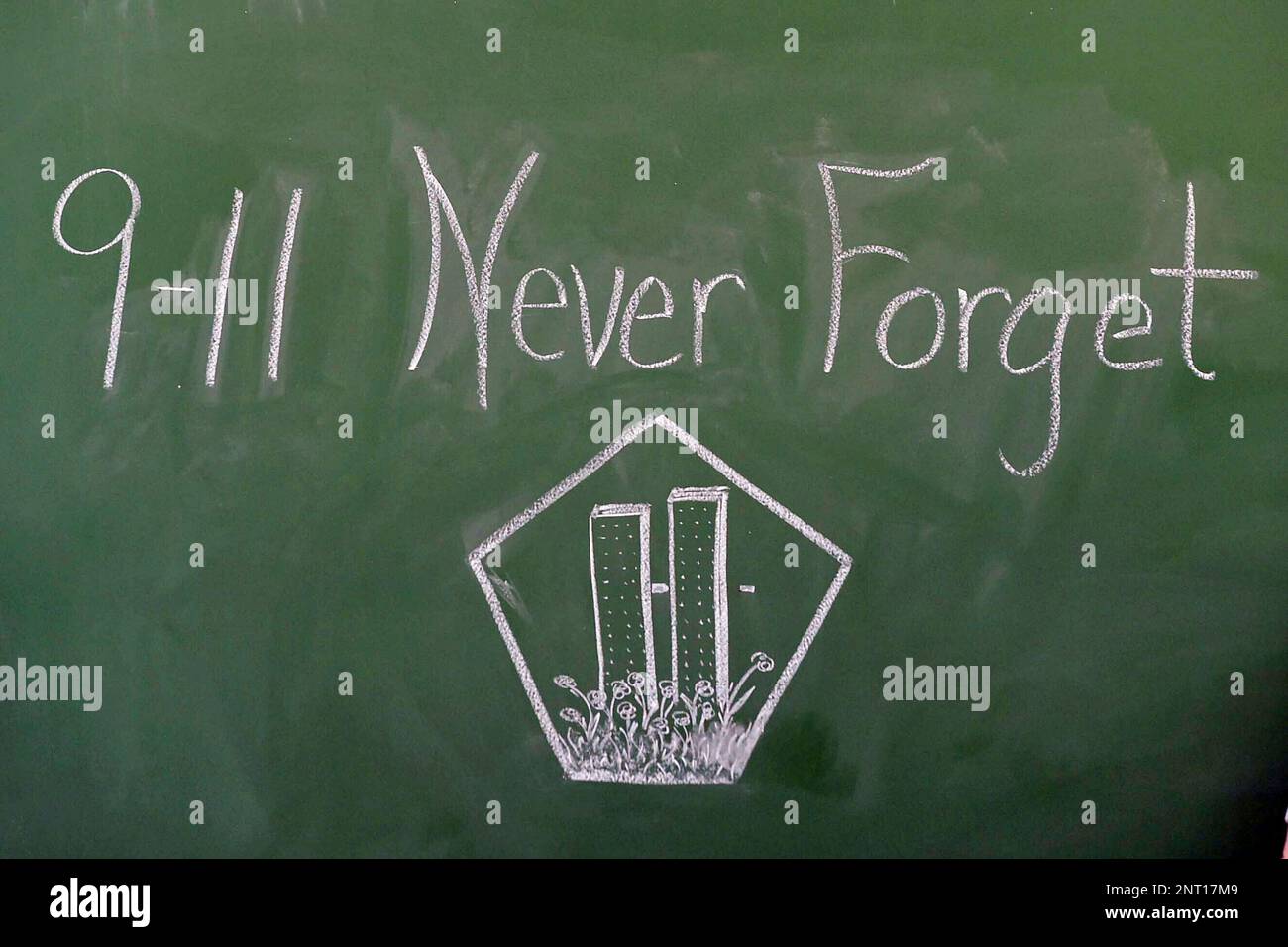 A chalkboard in the Fort Walton Beach Fire Department, in Fort Walton ...