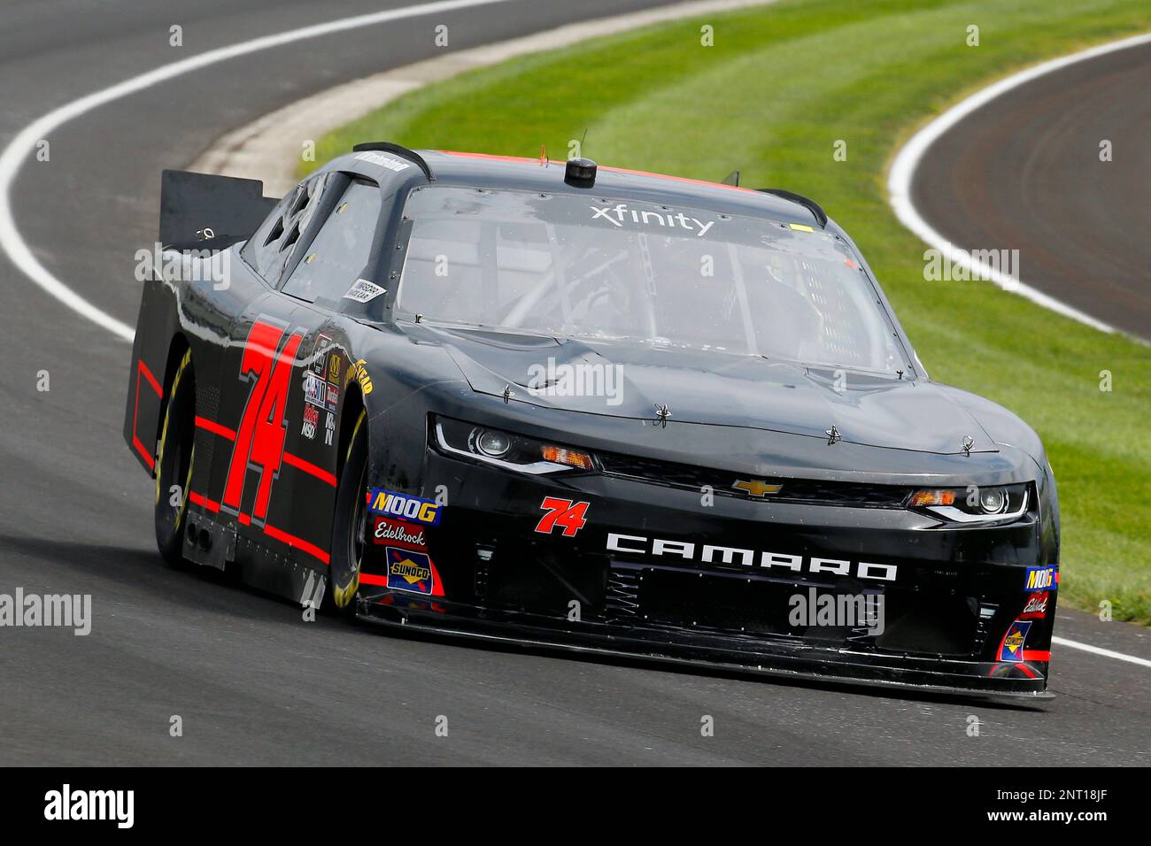 #74: Mike Harmon, Mike Harmon Racing, Chevrolet Camaro during practice ...