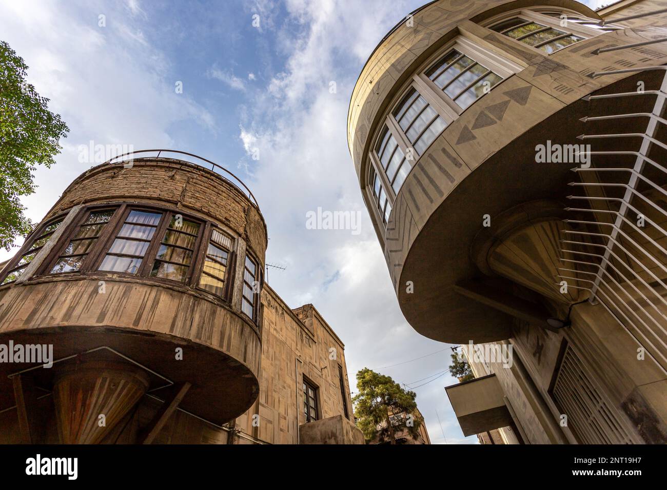 Art-deco buildings are a common sight in central Tehran Stock Photo - Alamy