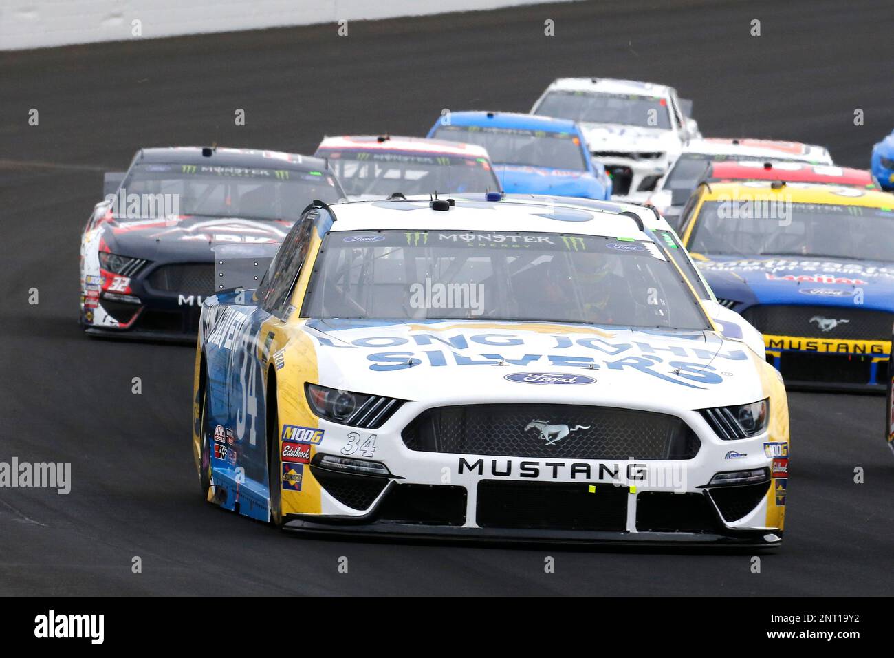#34: Michael McDowell, Front Row Motorsports, Ford Mustang Long John ...