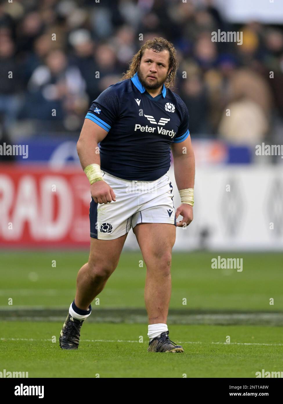 Paris, France. 26/02/2023, PARIS - Pierre Schoeman of Scotland during ...