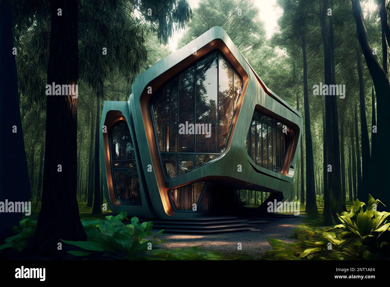 Futuristic house hi-res stock photography and images - Alamy