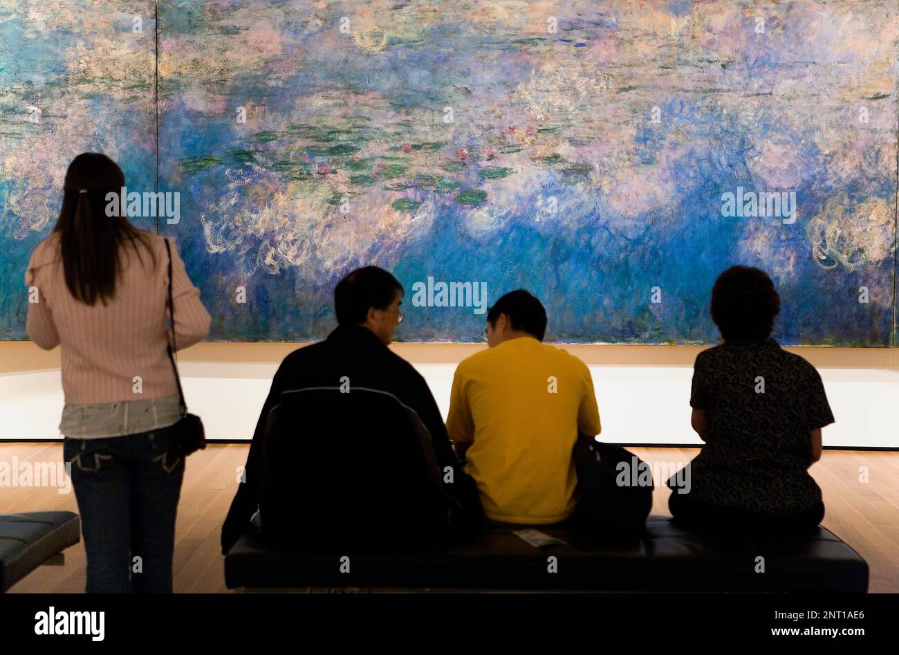 MoMA (Museum of Modern Art). Claude Monet; Reflections of clouds on the ...