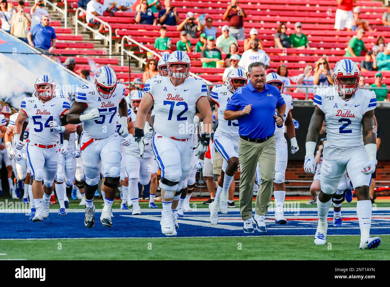 DALLAS, TX - SEPTEMBER 07: Southern Methodist Mustangs head coach Sonny ...