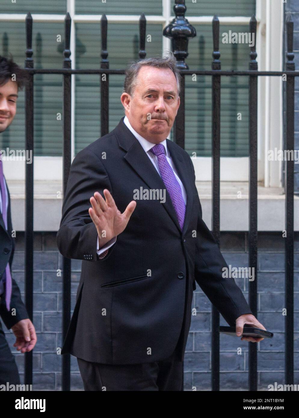 London, England, UK. 27th Feb, 2023. Conservative MP LIAM FOX is seen ...