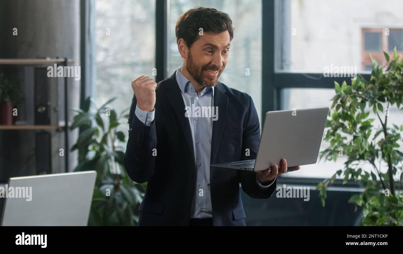 Successful Businessman In Office