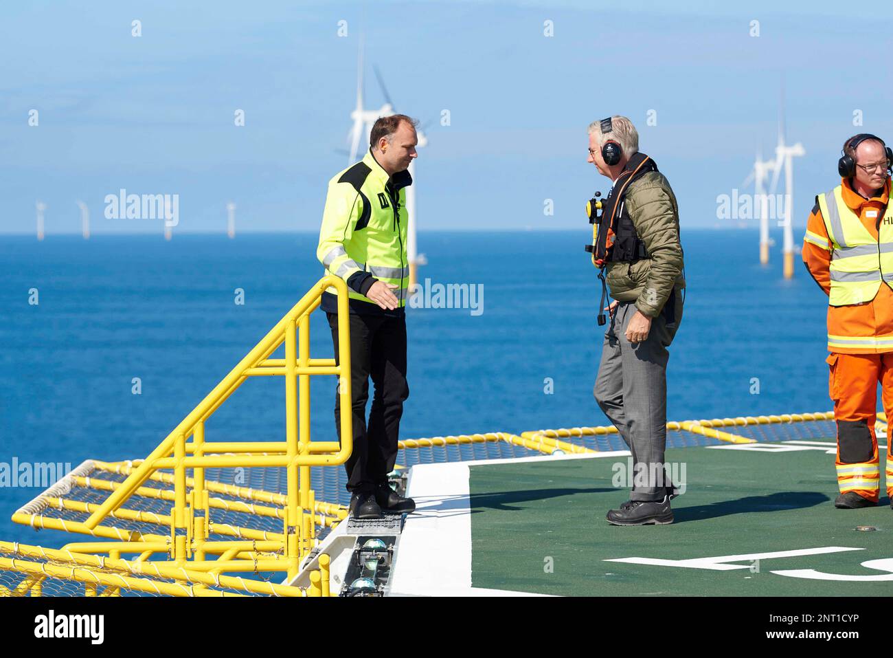 In this photo taken on Tuesday, Sept. 10, 2019, Belgium's King Philippe ...