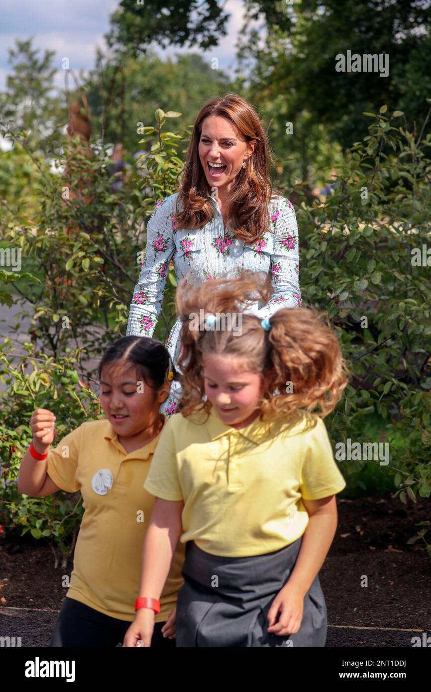 Kate, the Duchess Of Cambridge visits the 'Back To Nature' Festival at ...