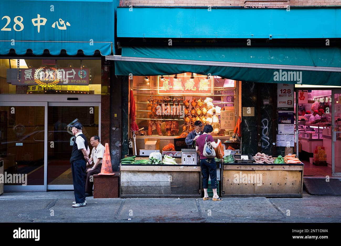 Chinatown. Mott St,New York City, USA Stock Photo - Alamy