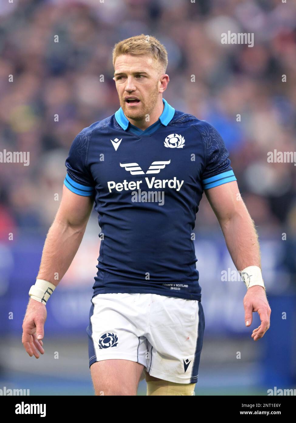 Paris, France. 26/02/2023, PARIS - Kyle Steyn of Scotland during the ...