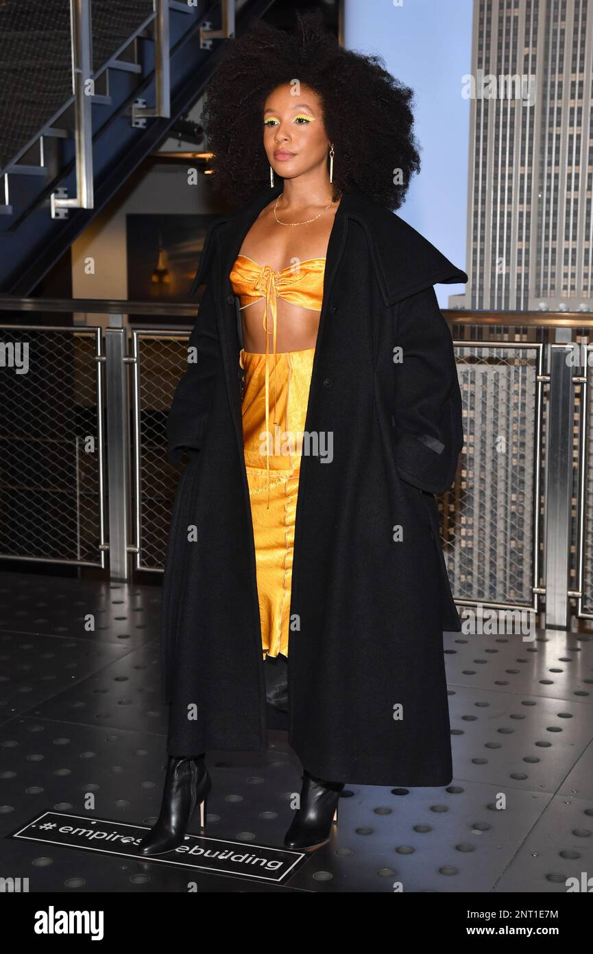 New York, USA. 27th Feb, 2023. Cast member Nabiyah Be of ‘Daisy Jones ...