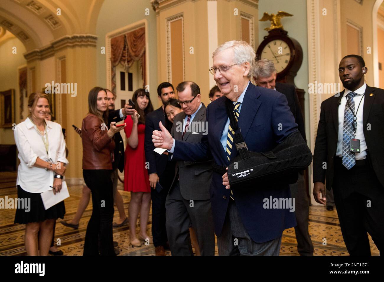 UNITED STATES - SEPTEMBER 9: Senate Majority Leader Mitch McConnell, R ...