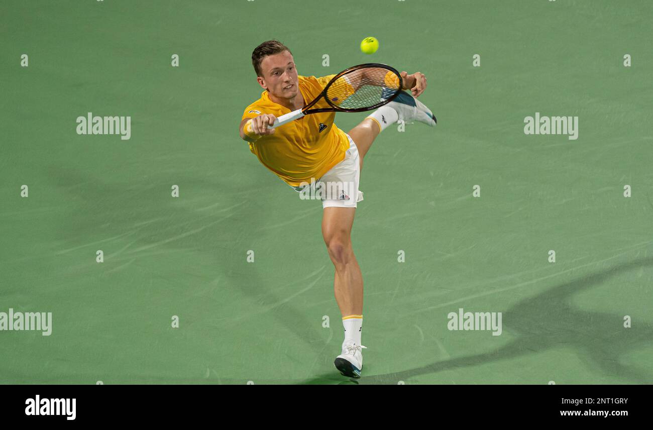 Dubai, United Arab Emirates. February 27, 2023, Alexander Zverev (GER ...