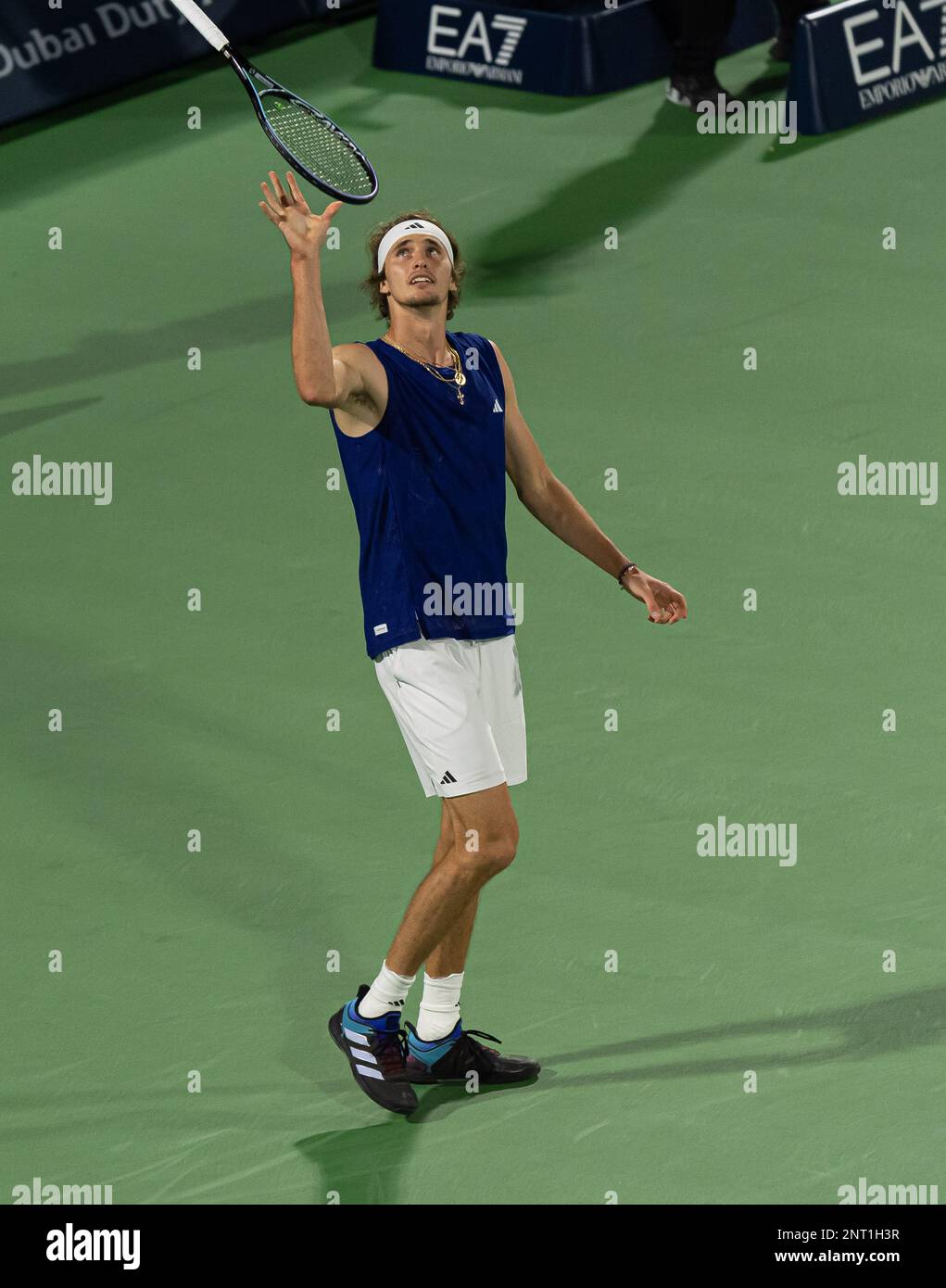 Dubai, United Arab Emirates. February 27, 2023, Alexander Zverev (GER ...