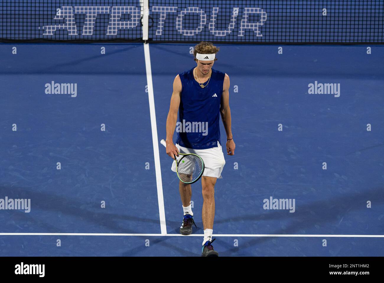 Dubai, United Arab Emirates. February 27, 2023, Alexander Zverev (GER ...