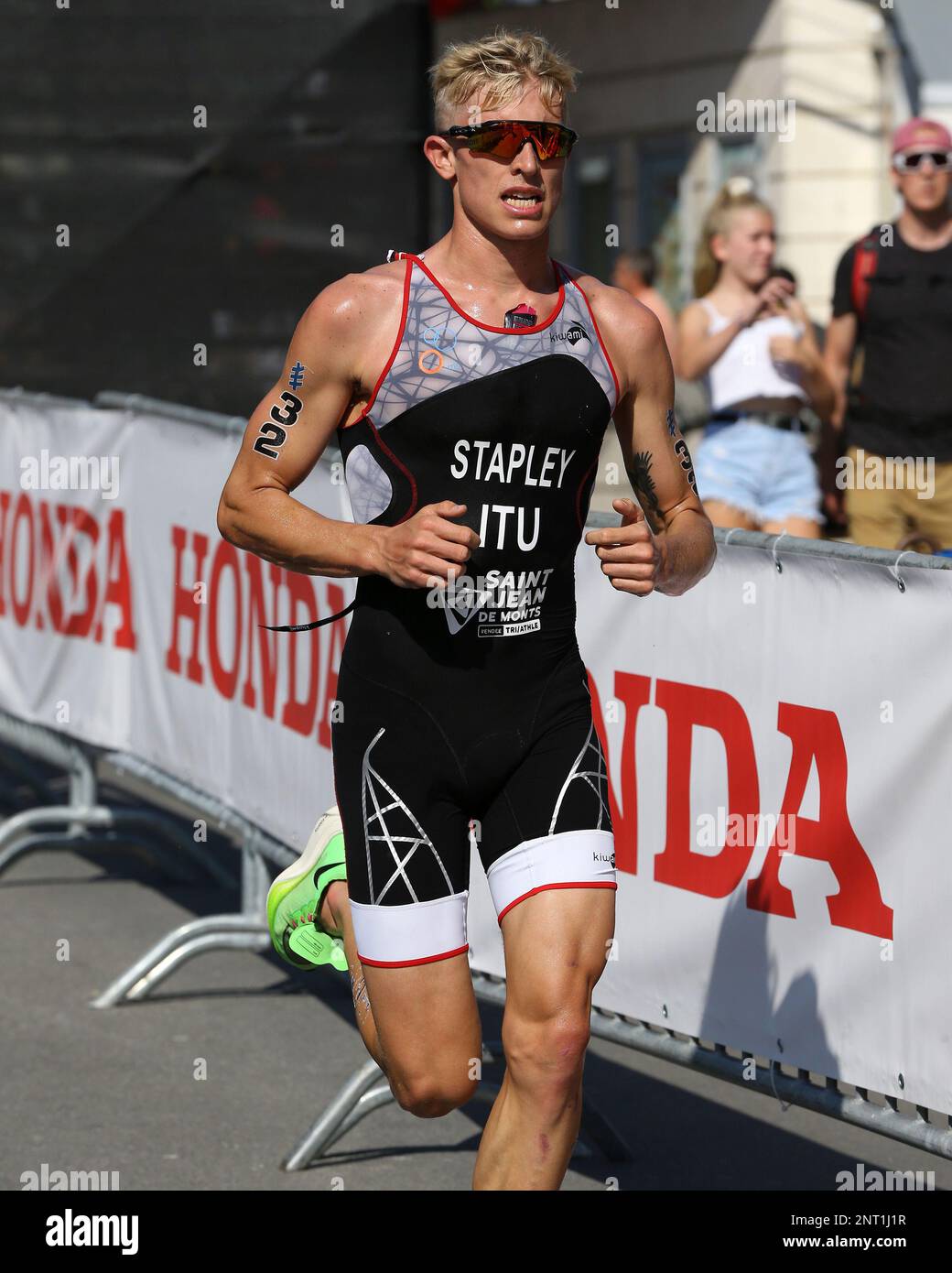 Max Stapley, of Australia, at the Triathlon World Championship 2019 ITU ...