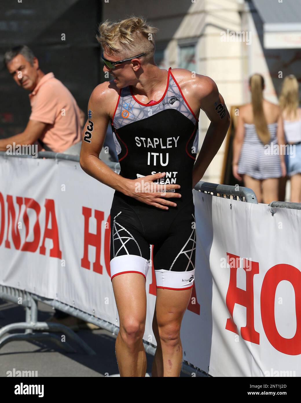 Max Stapley, of Australia, at the Triathlon World Championship 2019 ITU ...