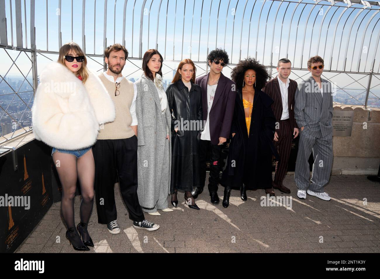 The cast of the Prime Video television series "Daisy Jones & The Six ...