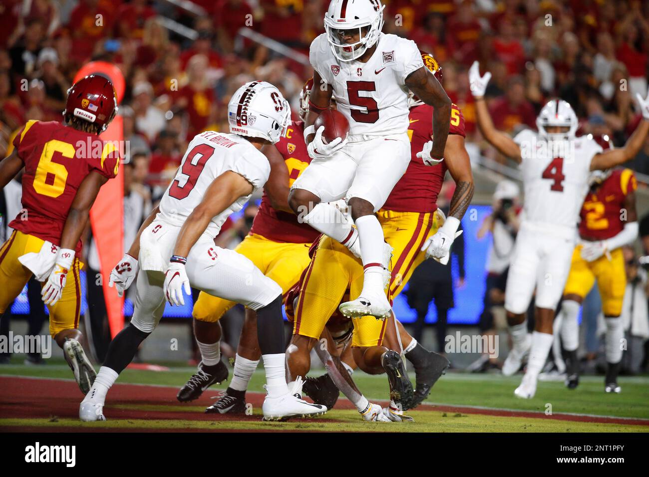 September 07, 2019 Stanford Cardinal wide receiver Connor Wedington (5 ...