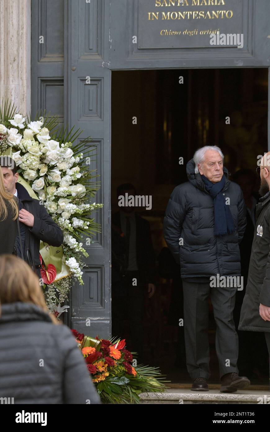Mario Lavezzi.Rome, funeral of Maurizio Costanzo. February 27, 2023 ...