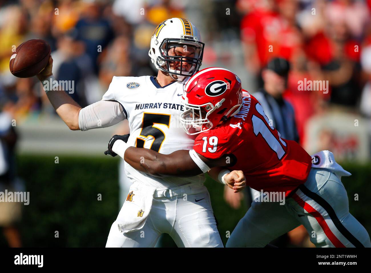 ATHENS, GA - SEPTEMBER 07: Georgia Bulldogs linebacker Adam Anderson ...