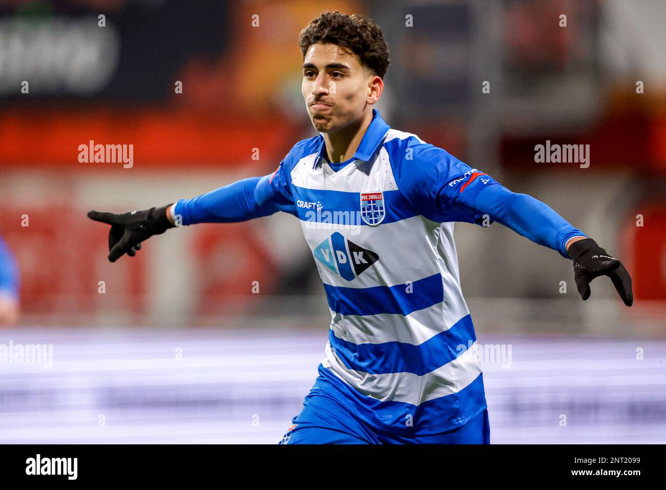 MAASTRICHT, NETHERLANDS - FEBRUARY 27: Younes Taha of PEC Zwolle ...