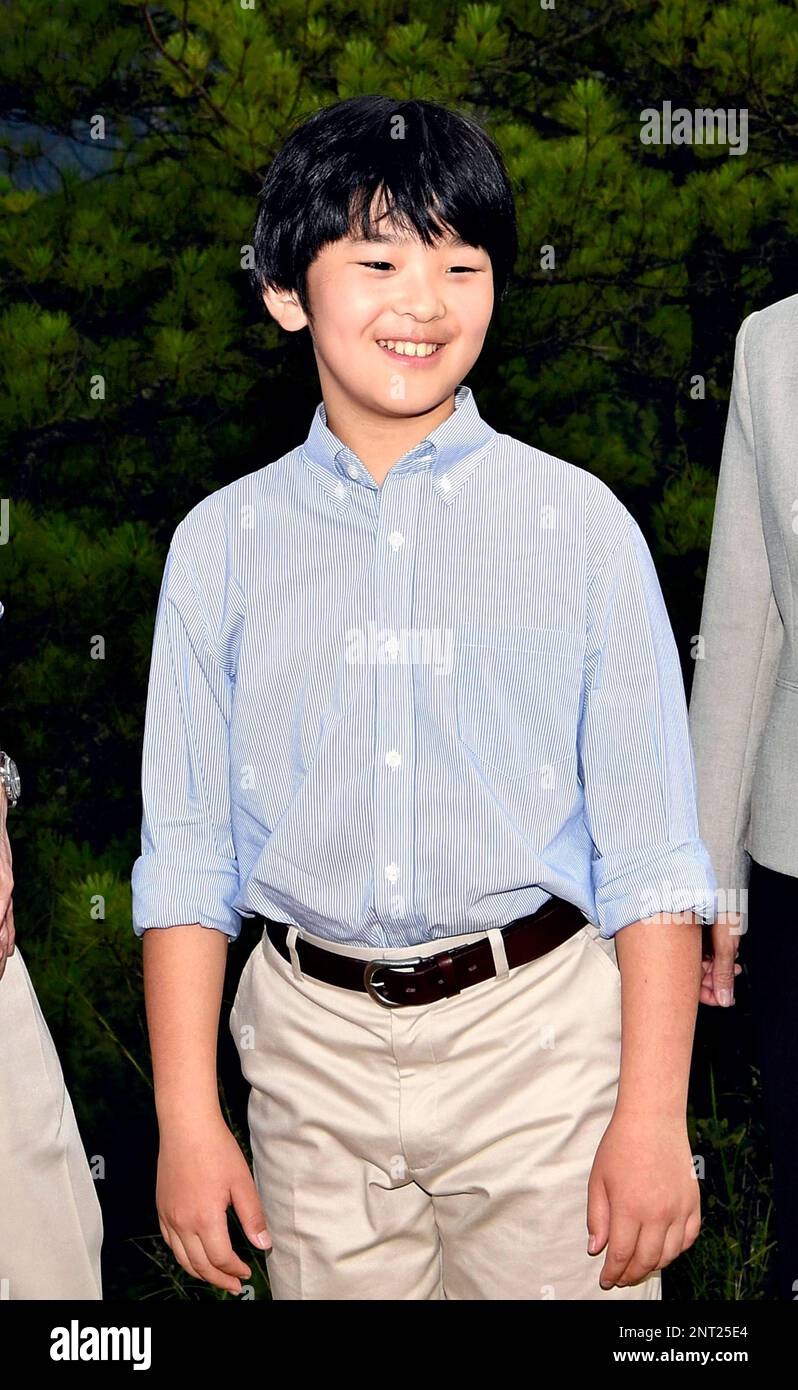 FILE: Japanese Prince Hisahito strolls at a mountain trail in Thimphu ...