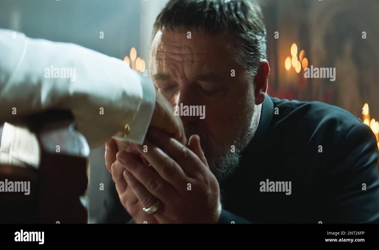 USA. Russell Crowe in the (C)Screen Gems new movie: The Pope's Exorcist ...