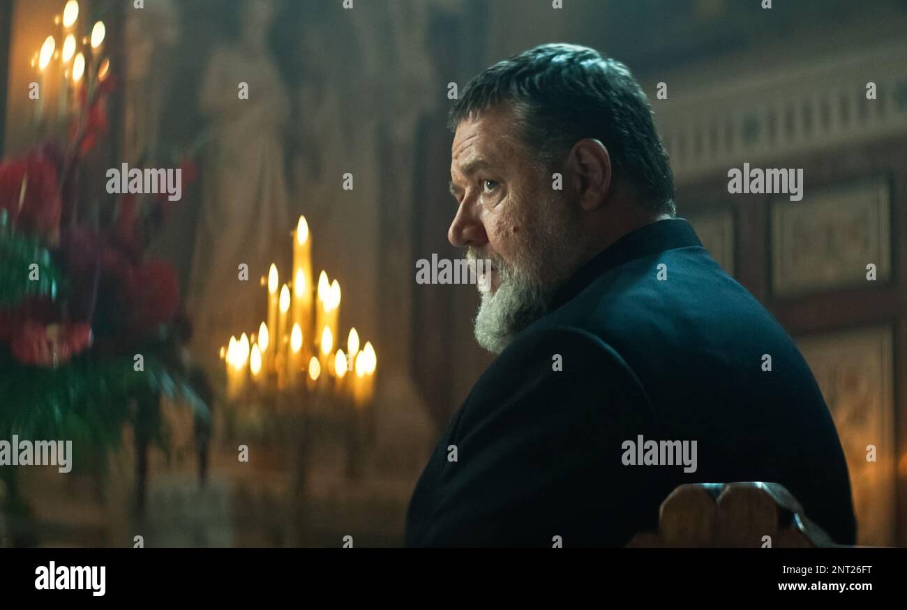 USA. Russell Crowe in the (C)Screen Gems new movie: The Pope's Exorcist ...