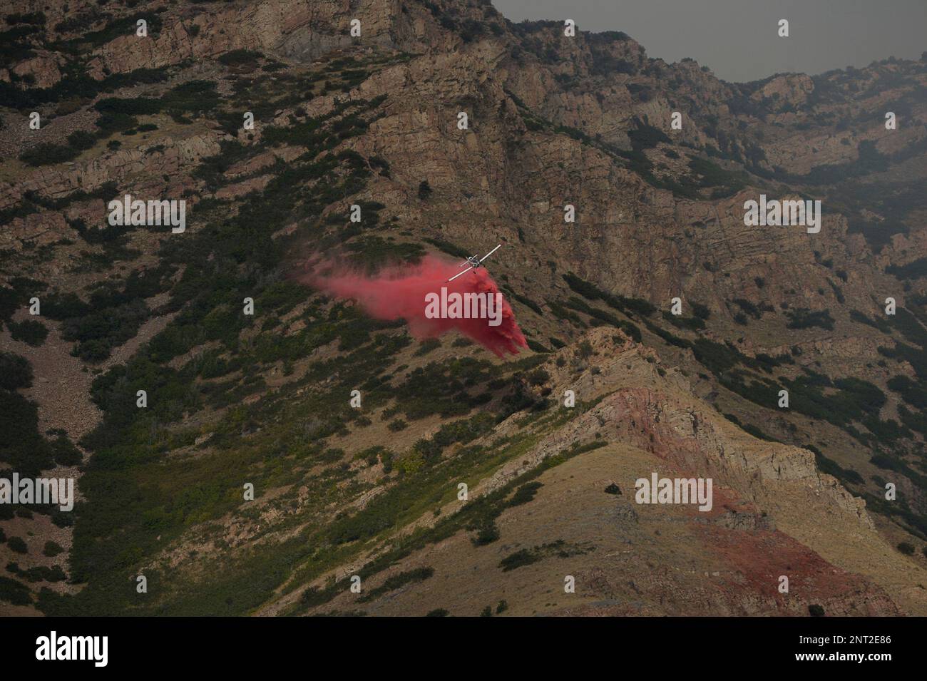 Crews battle a grass fire in Tooele, Utah being dubbed the Green Ravine ...