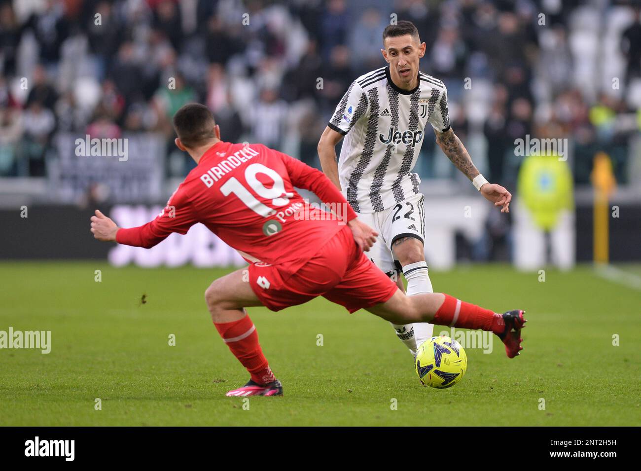Angel Di Maria (Juventus) during the Serie A Football match between ...