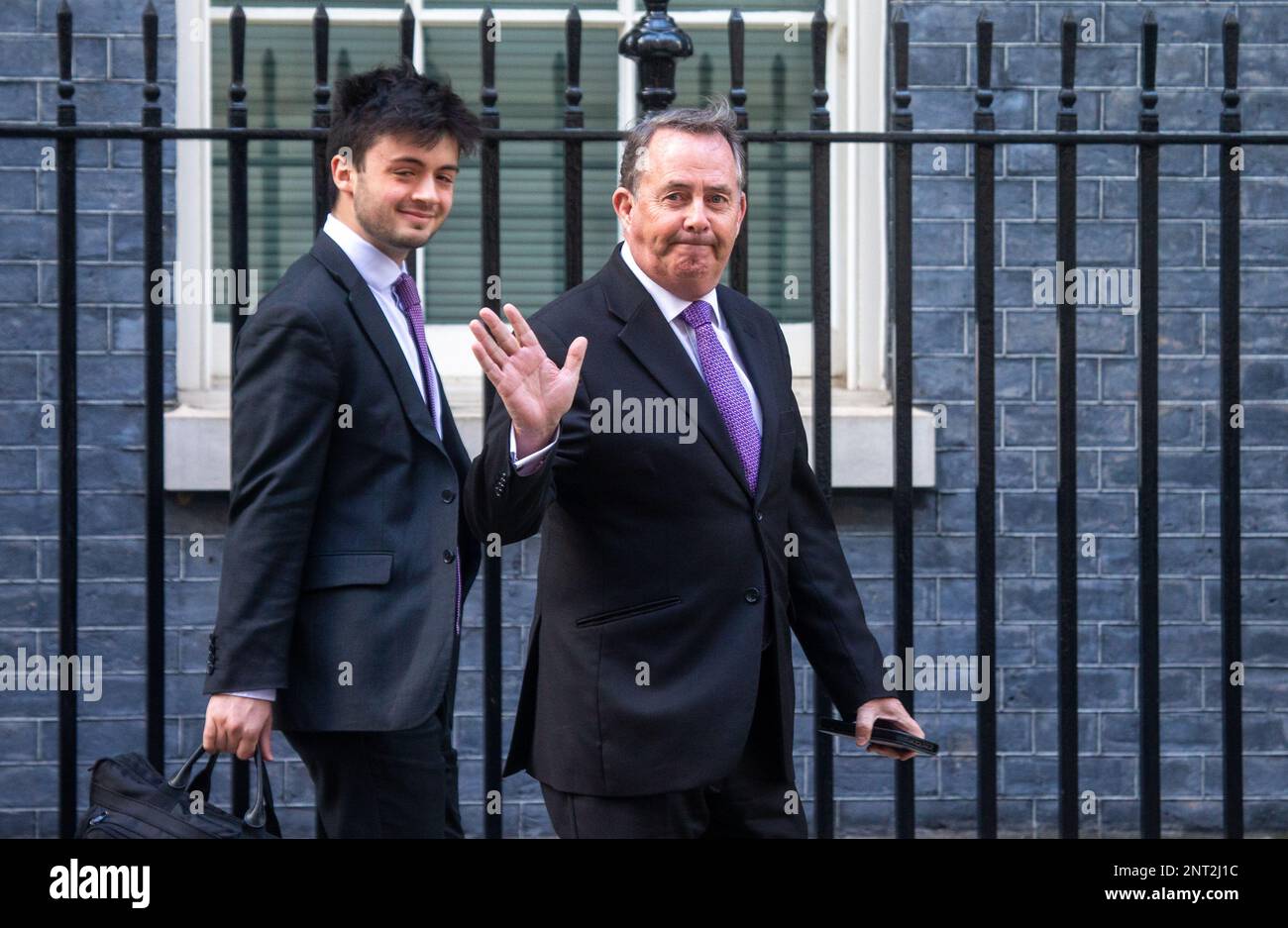 London, England, UK. 27th Feb, 2023. Conservative MP LIAM FOX is seen ...