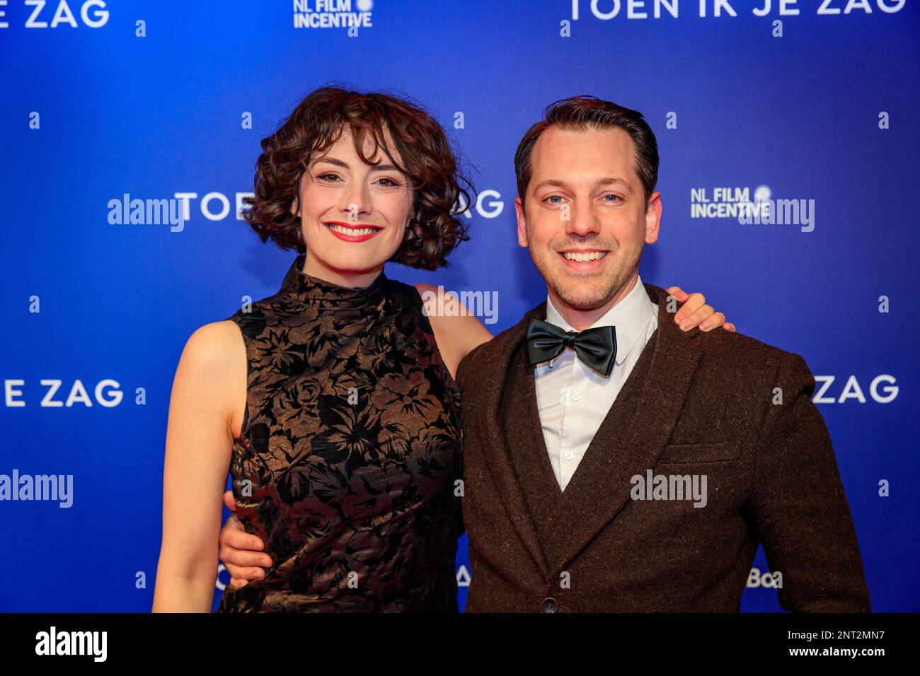 AMSTERDAM - Nandi van Beurden (l) on the red carpet during the premiere ...