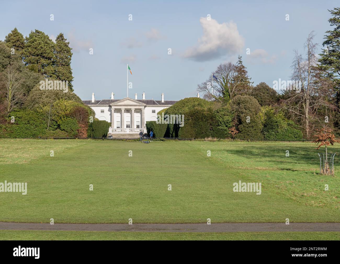 The official home of the President of Ireland from Phoenix Park, Dublin ...