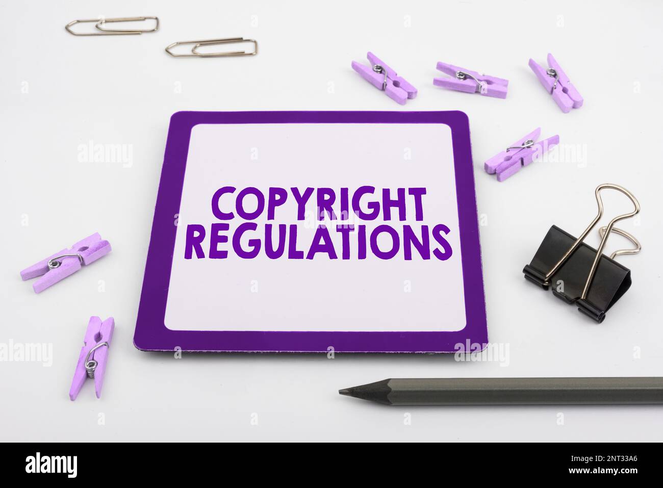 Conceptual caption Copyright Regulations. Business overview body of law ...