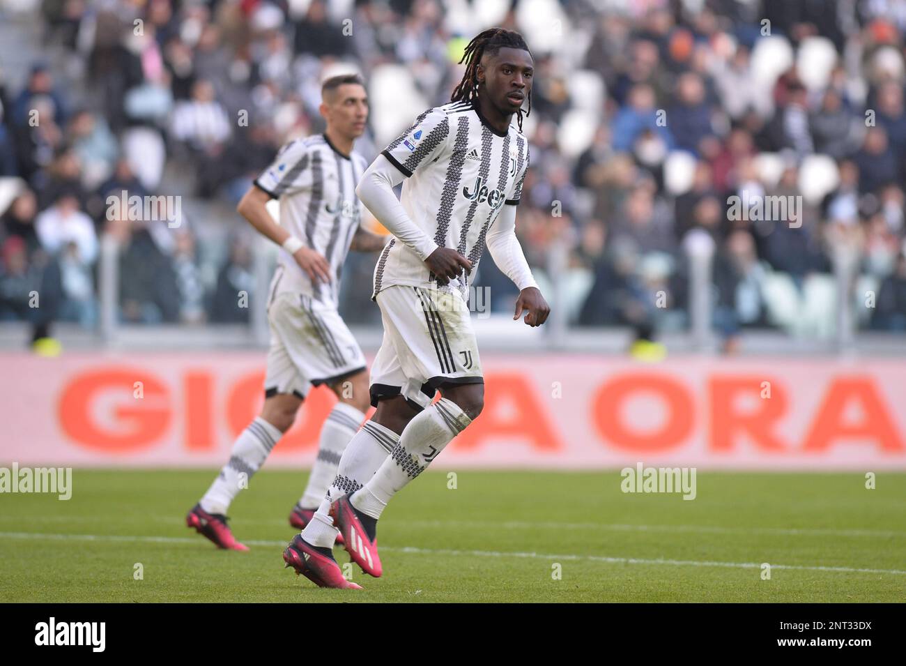 Moise Kean (Juventus) during the Serie A Football match between ...