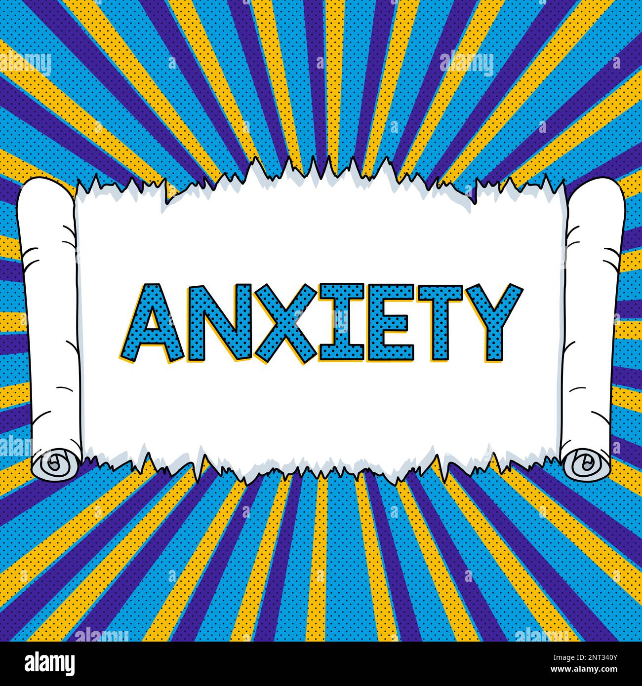Text showing inspiration Anxiety. Conceptual photo Excessive uneasiness ...