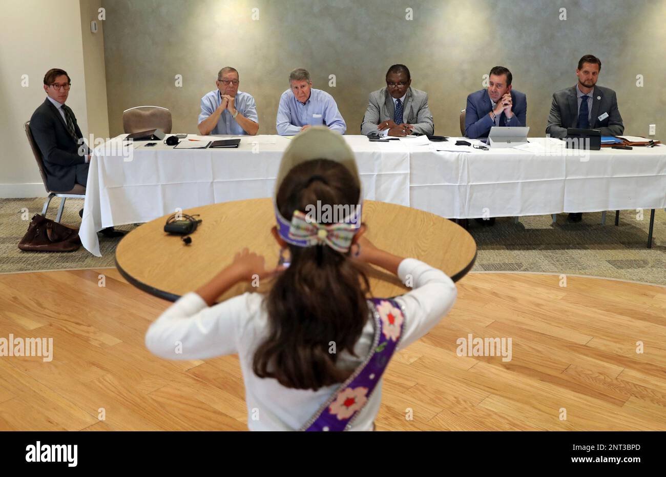 Linzie Evans, 10, Little Miss Haliwa from the Haliwa-Saponi Tribe ...