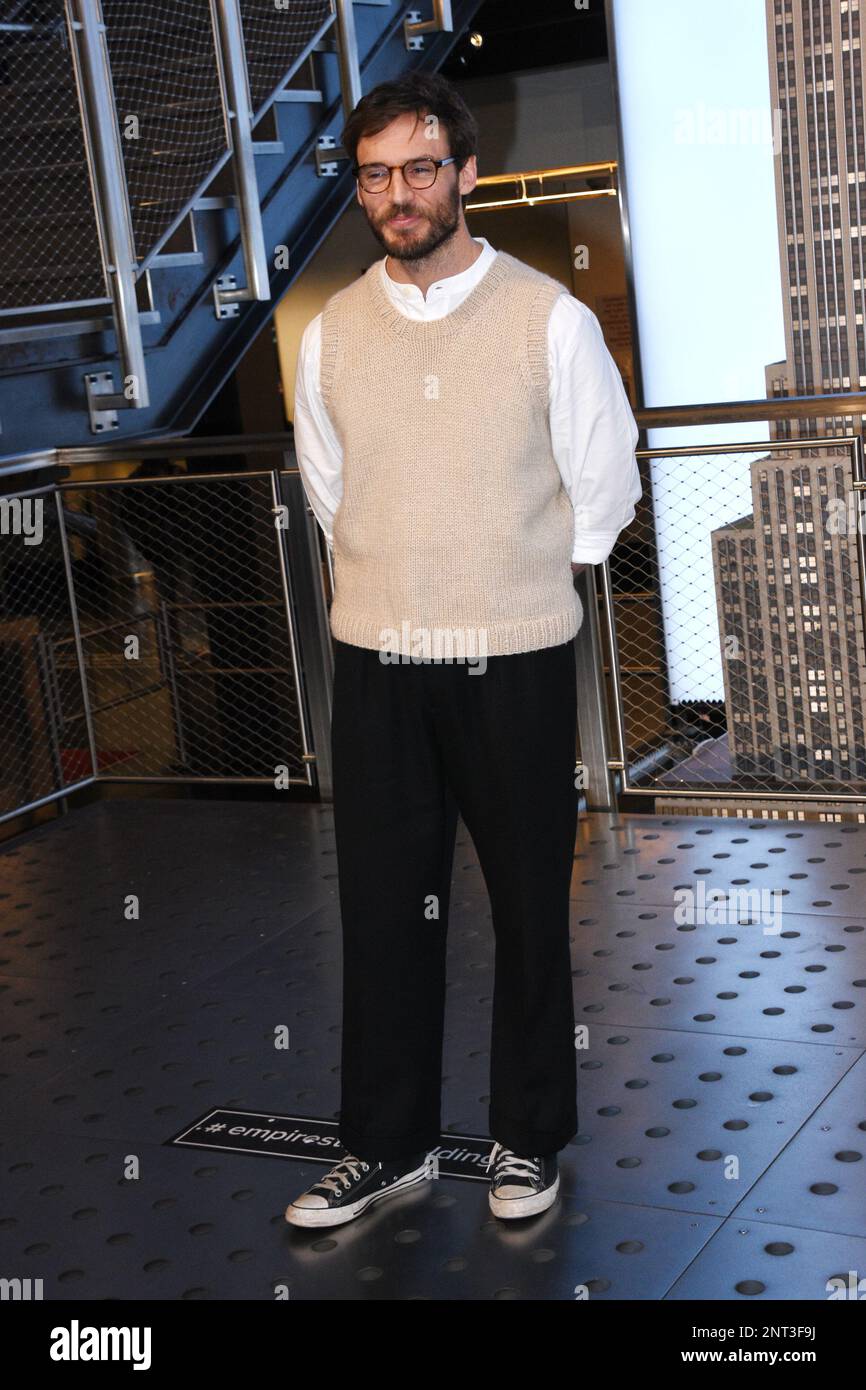 New York, NY, USA. 27th Feb, 2023. Sam Claflin pictured as the cast of ...